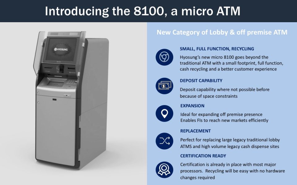Meet the 8100 Micro ATM | Hyosung America